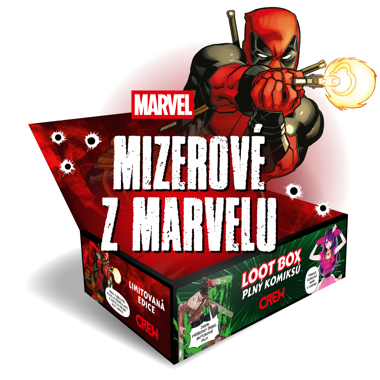 Crew Mystery Boxes - Komiksový Box: Mizerové z Marvelu | Blindbox.eu