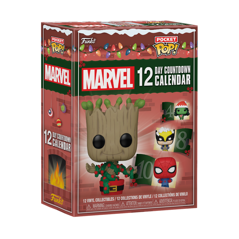 Pocket POP Figures - Marvel advent calendar 12 figures | Blindbox.eu